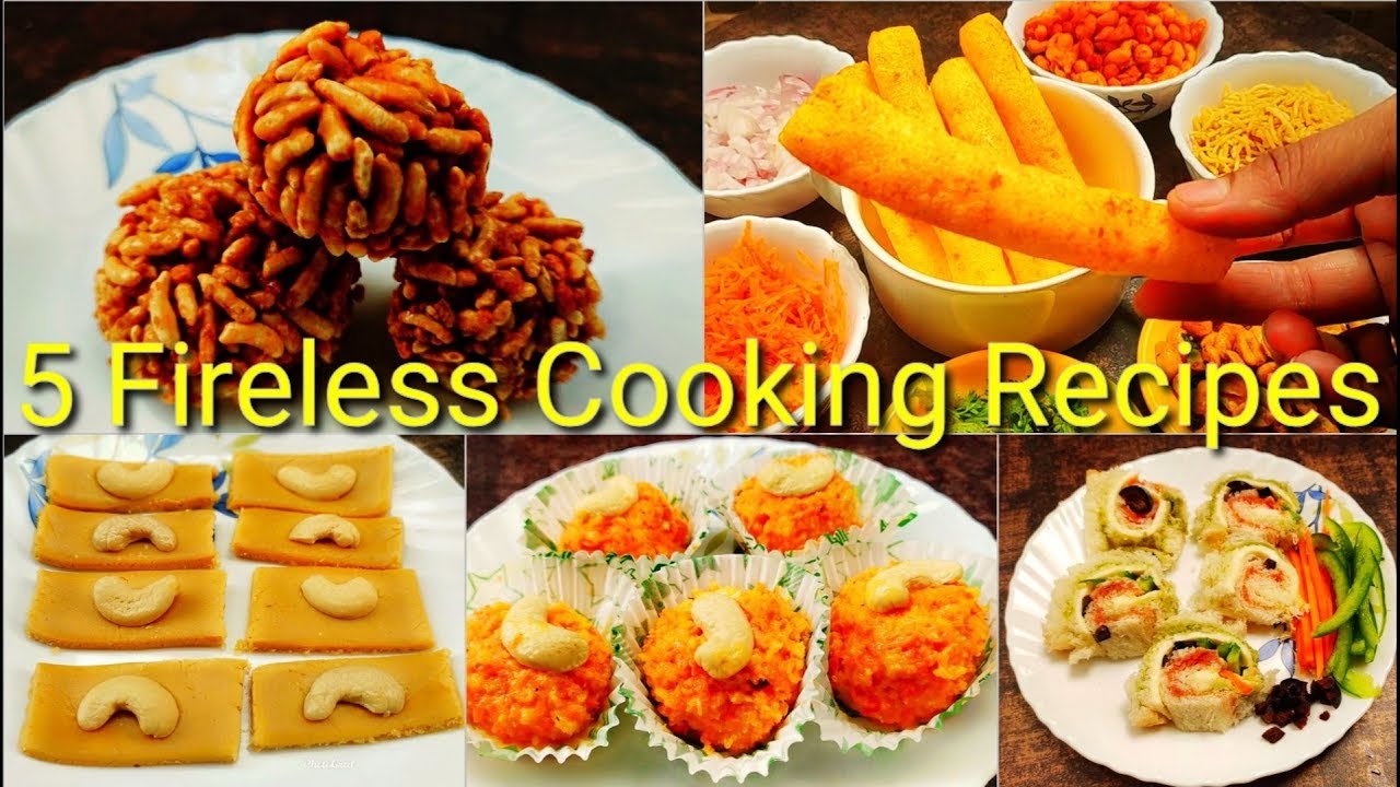 🔥Cooking with out Fire for School Competition|Fireless Cooking ...