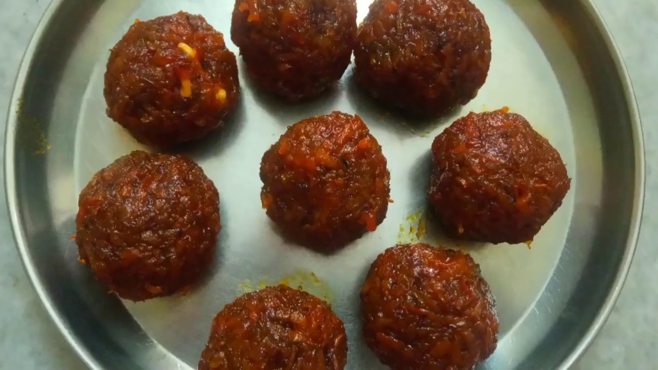 Carrot laddu in tamil // healthy carrot laddu // carrot laddu recipe in ...
