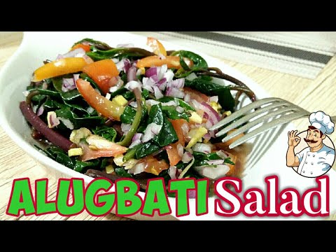 Alugbati Salad recipe (Ensalada)| Super Healthy Vegetables | Malabar ...
