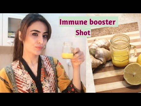 How to Strong Immunity System | Immune Booster Shot Recipe | Ginger ...