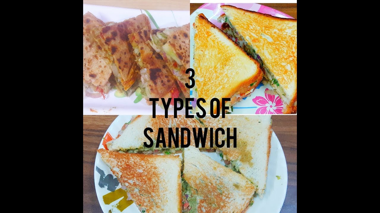 3 types of sandwich recipes / morning healthy breakfast - UCOOK ...
