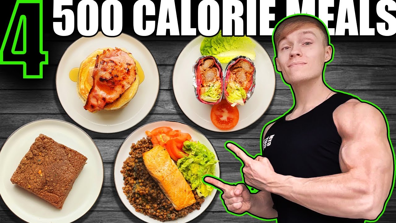 4 Healthy 500 Calorie Meals | Ep. 4 *Protein Pancakes, NO BAKE Brownie ...