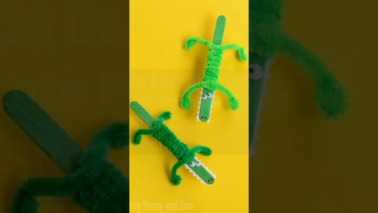 25 Easy And Cute Popsicle Stick Crafts For Kids! - UCOOK: Healthy Ideas