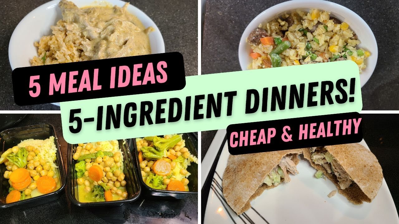 5-INGREDIENT DINNER IDEAS! || 5 EASY, HEALTHY MEALS - UCOOK: Healthy Ideas