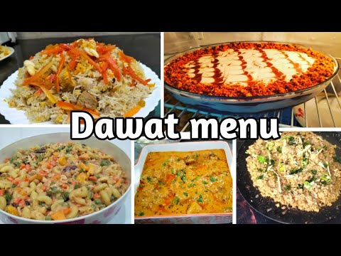 special Dawat recipes | Dawat complete menu | lunch or dinner Dawat recipes @Healthy Taste ...