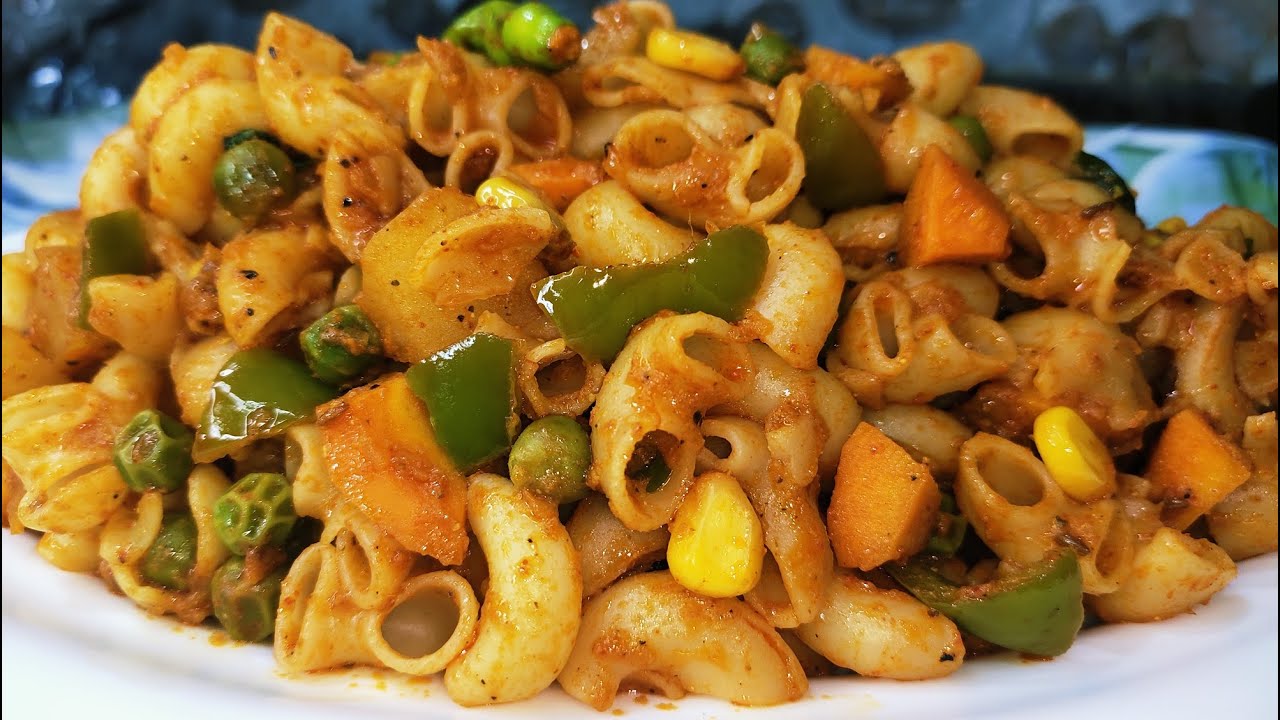 Veg Macaroni Pasta | Tasty And Healthy Vegetable Pasta Macaroni By Fem ...