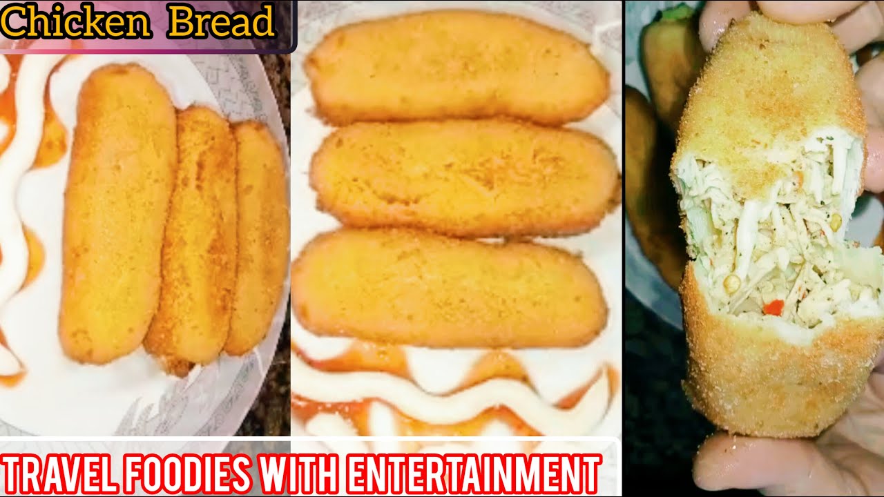 Chicken Bread Recipe| Bread chicken recipe Amazing chicken Bread ...