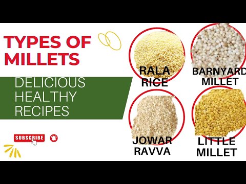 types of millets/healthy recipes/millets varieties/ralarice/barnyard ...