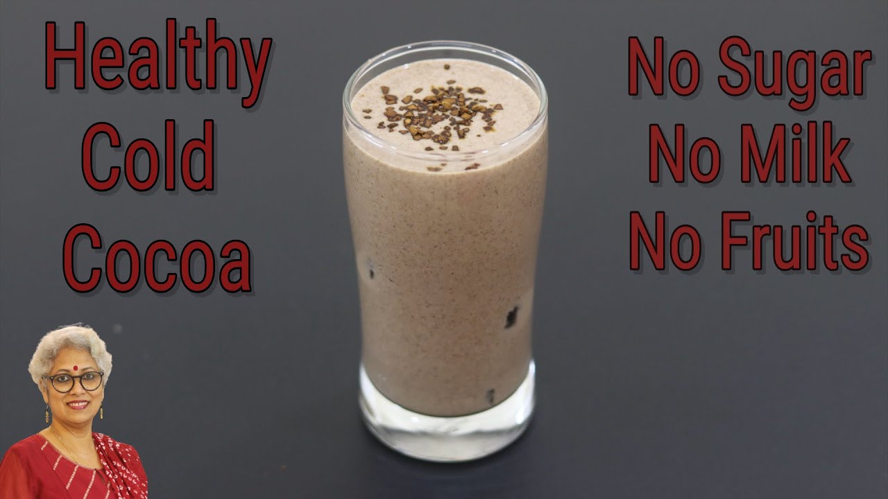 Cold Cocoa - How To Make Healthy Cold Cocoa With Chia Seeds - No Sugar ...