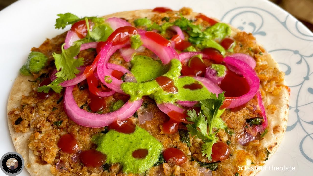 smashed soya kebab tacos/healthy dinner recipes/soya recipe for ...