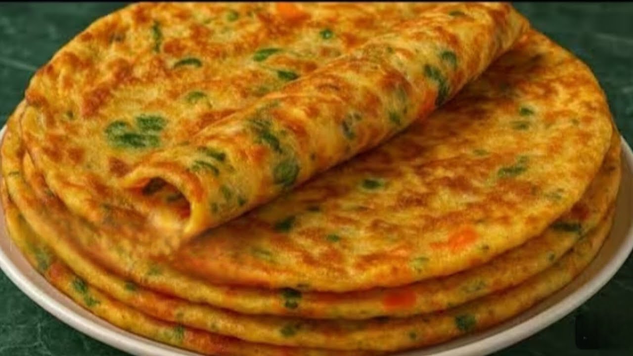 Veg Breakfast Recipes | Healthy Paratha for Tiffin Box | Dinner Recipes ...